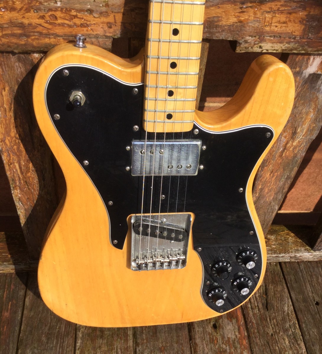 Fender Telecaster (1977, Natural Wood, Status Quo Signed) | My Pile of ...